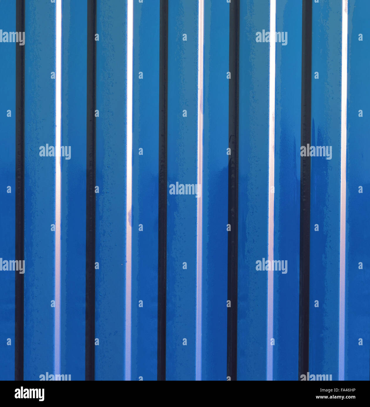 Diagonal pattern of metal profile. Fences from the galvanized iron ...