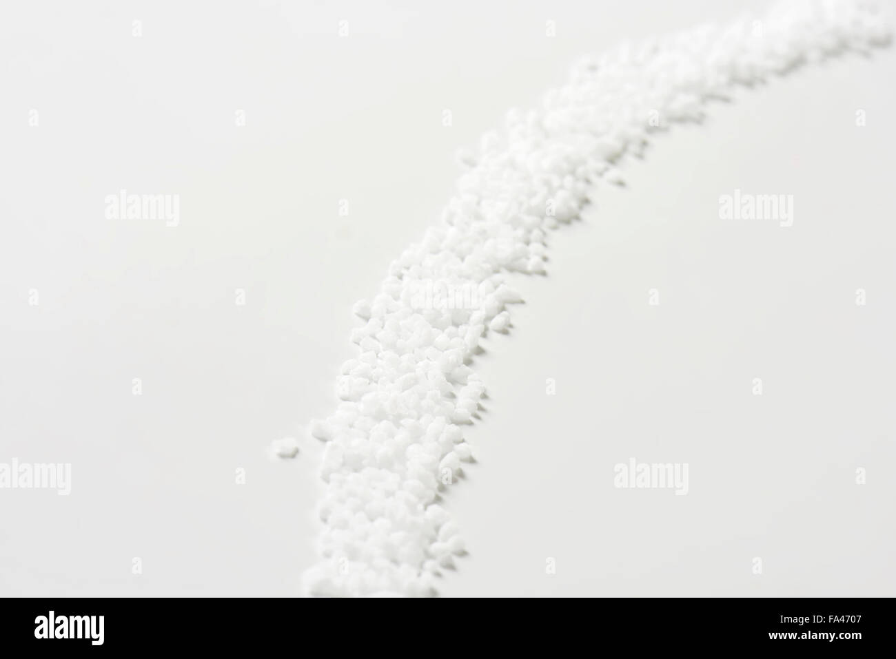 detail of sea salt line composed of small crystals Stock Photo - Alamy