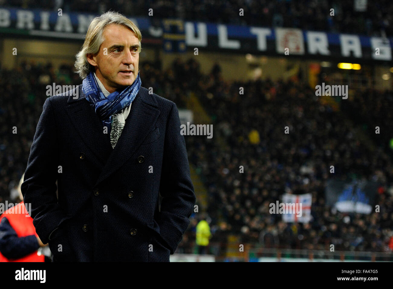Milan, Italy. 20th Dec, 2015. Roberto Mancini Inter Milano 20-12-2015 ...