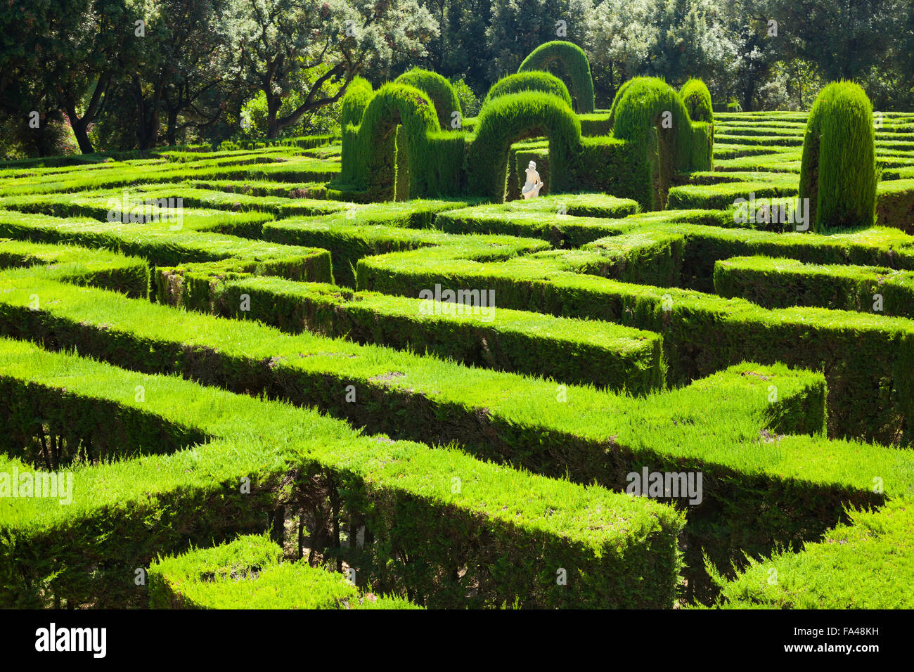 Labyrinth park horta barcelona catalonia hi-res stock photography and ...