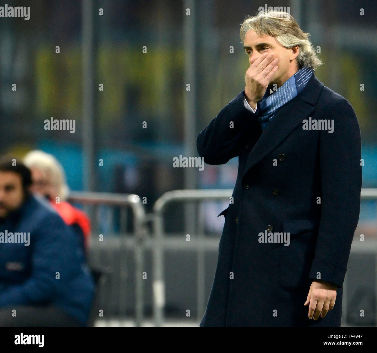 Milan, Italy. 20th Dec, 2015. Roberto Mancini Inter Milano 20-12-2015 ...
