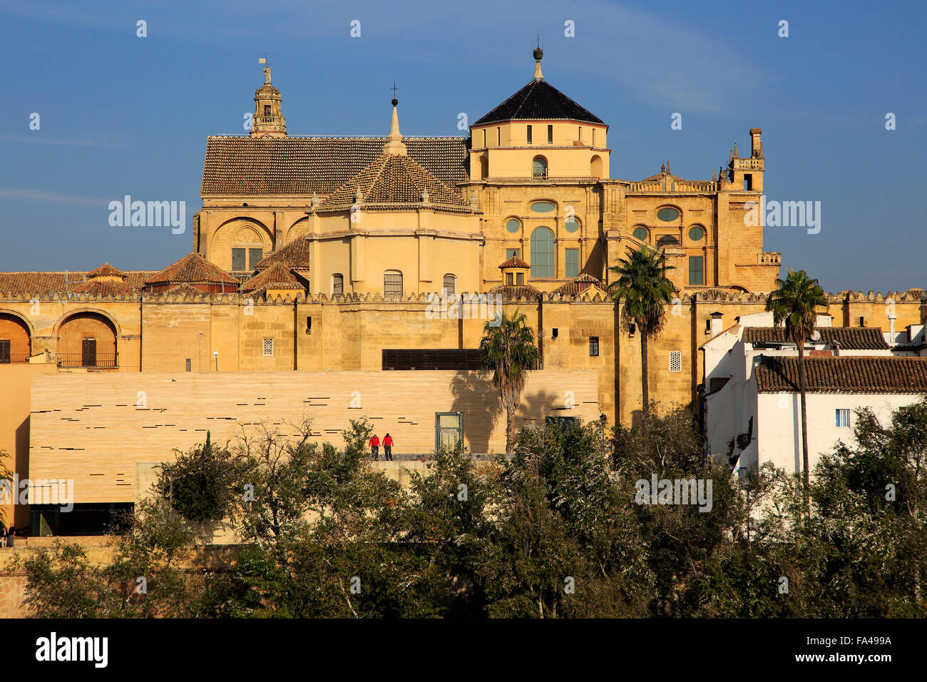 Historic Mezquita cathedral buildings, Great Mosque, Cordoba, Spain ...