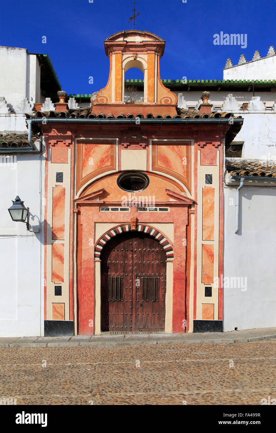 Attractive historic doorway and building in old inner city hi-res stock ...