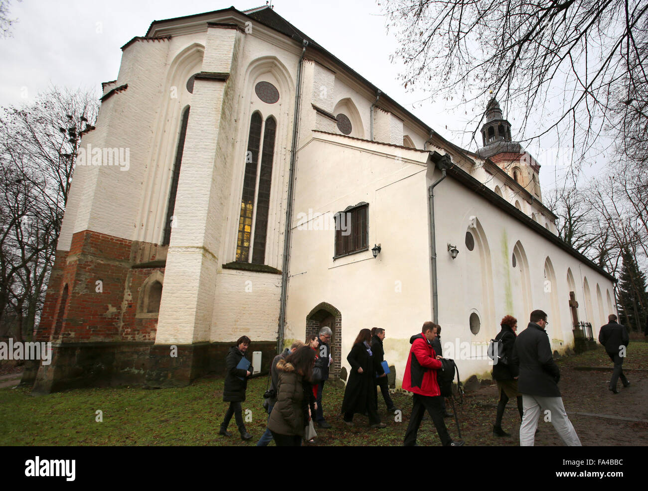 Mirow, Germany. 21st Dec, 2015. Plans for the restoration of the burial ...