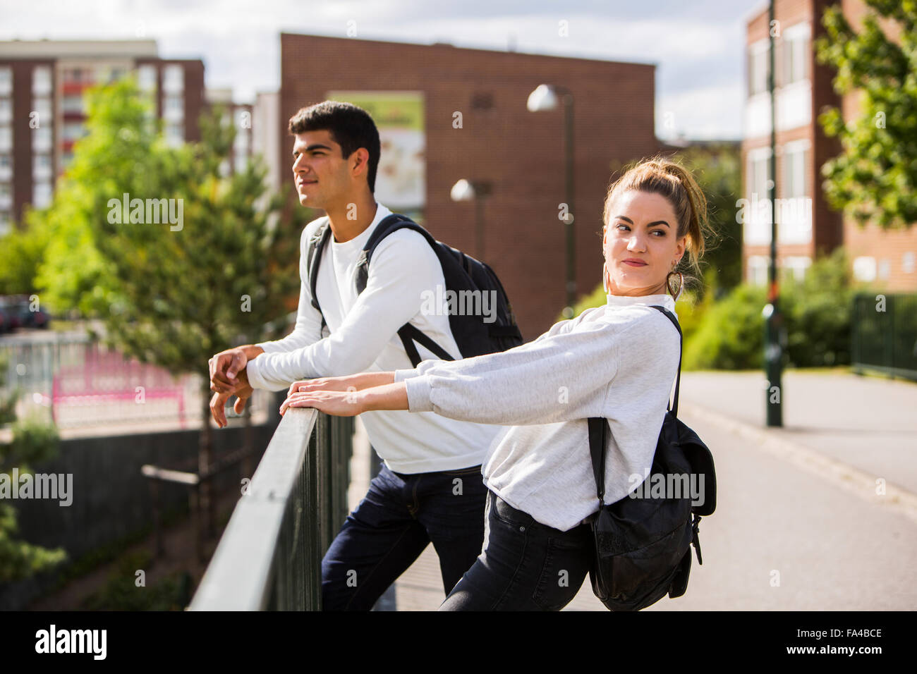 Leaning Against Railings High Resolution Stock Photography and Images ...