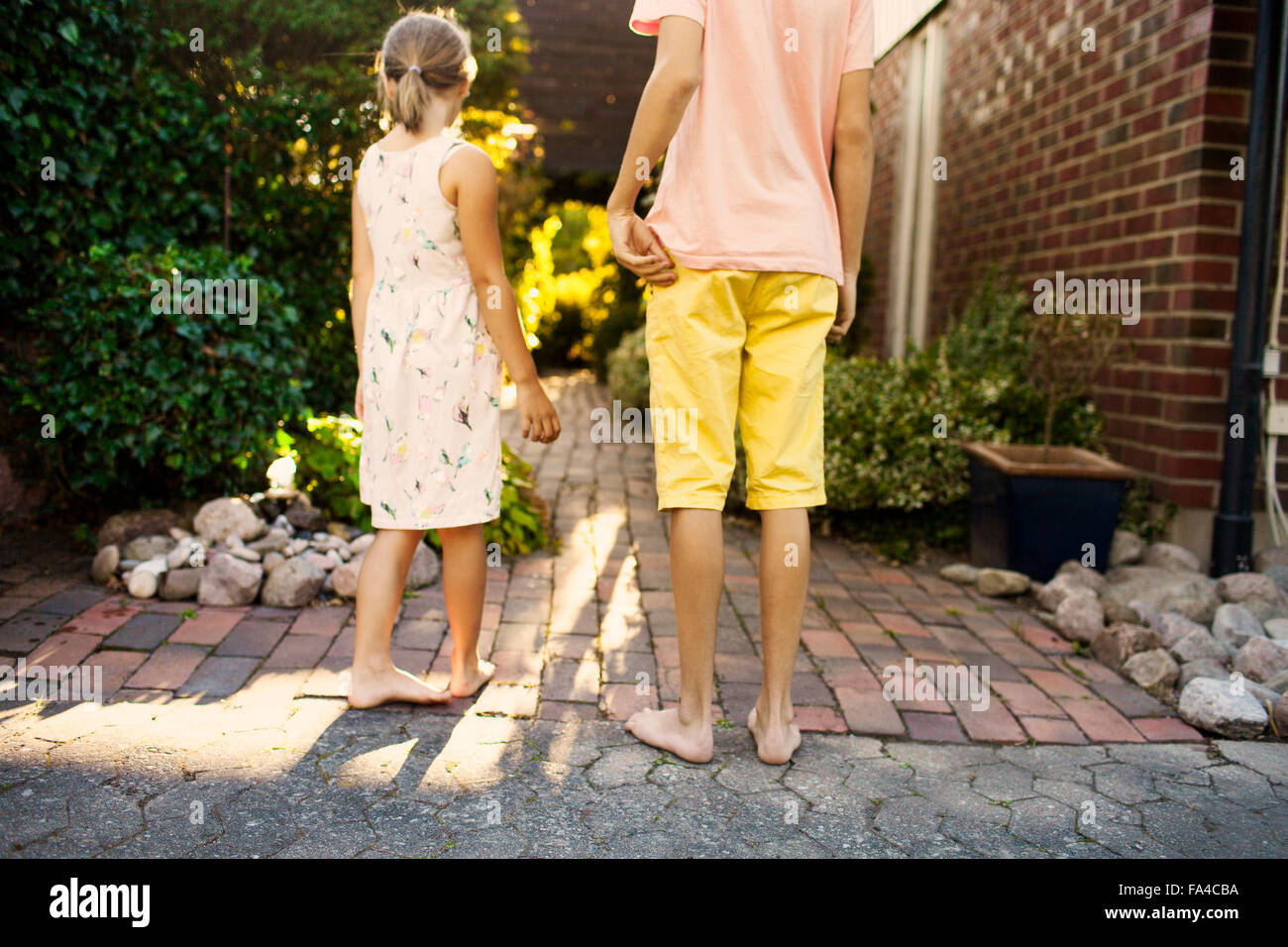 Low section view two teenage hi-res stock photography and images - Alamy