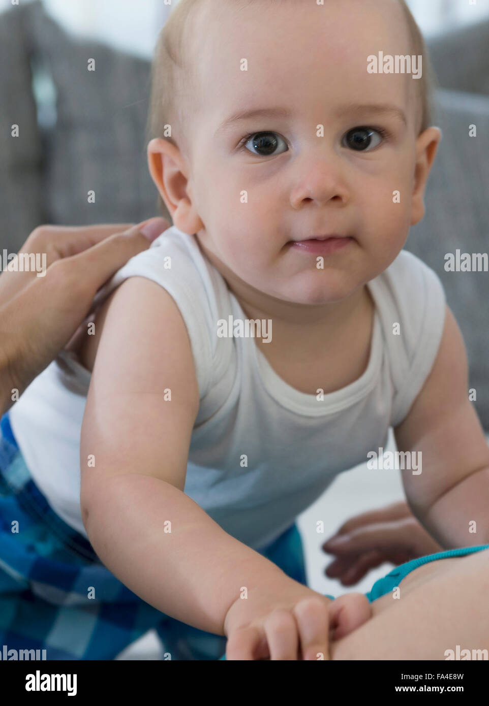 Portrait of a cute little baby boy, Munich ,Bavaria, Germany Stock ...