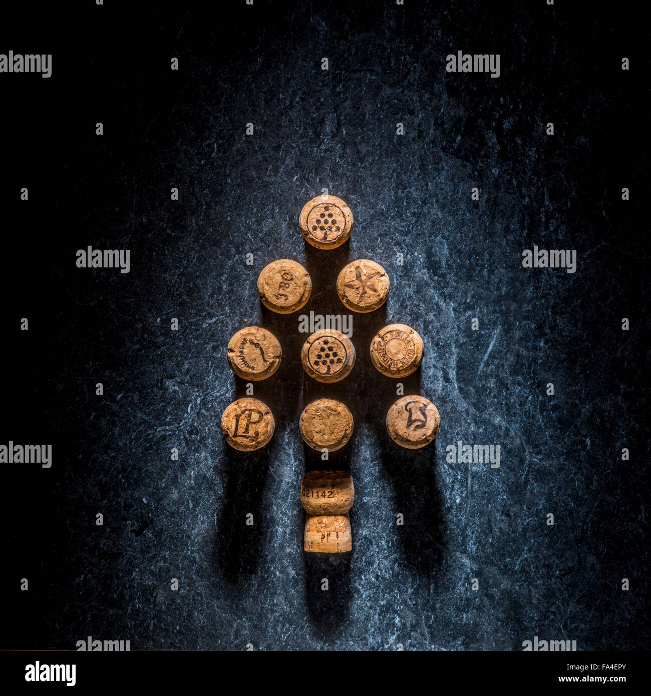 Corks christmas tree on hi-res stock photography and images - Alamy