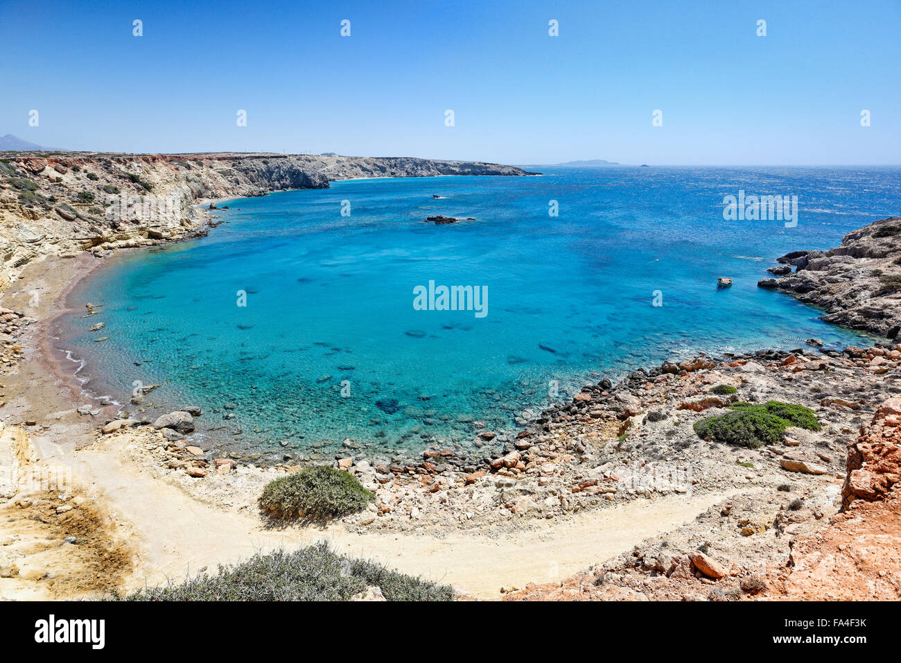Agios Theodoros beach in Karpathos, Greece Stock Photo - Alamy