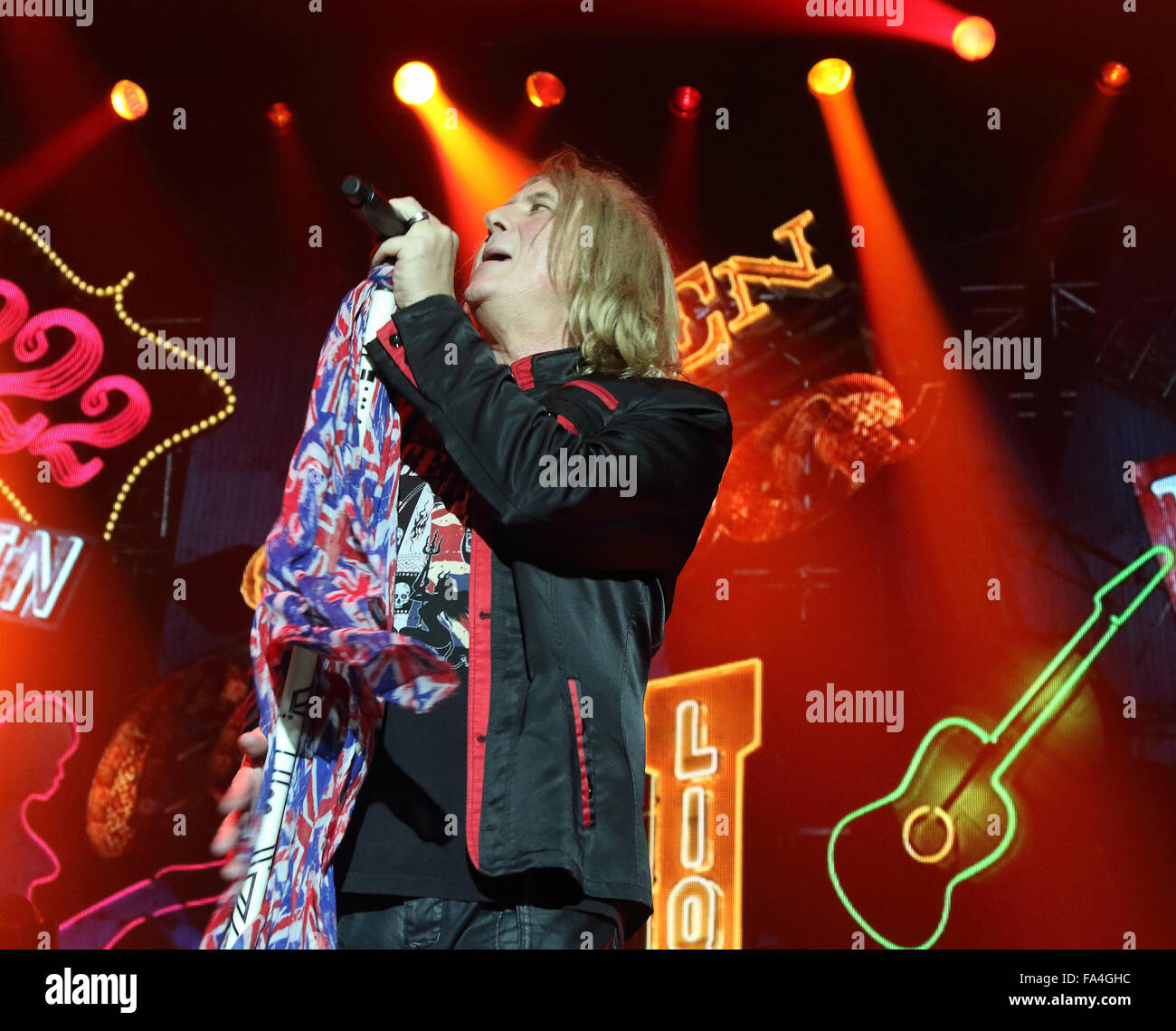 London, UK. 181215. Def Leppard Live at the SSE Arena, Wembley, London ...