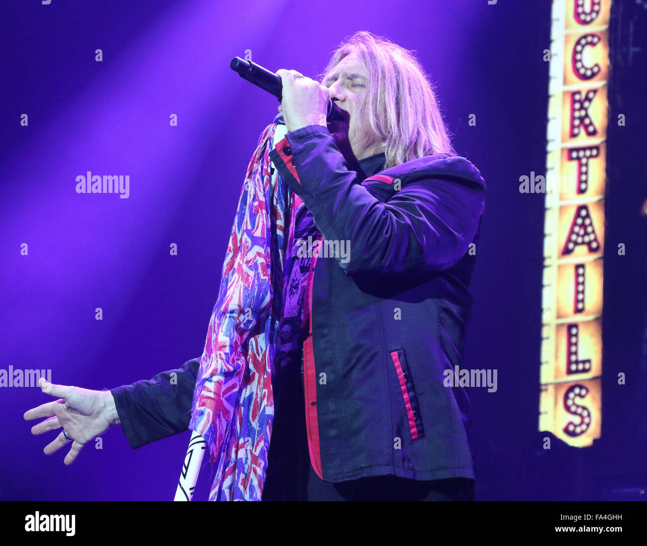 London, UK. 181215. Def Leppard Live at the SSE Arena, Wembley, London ...