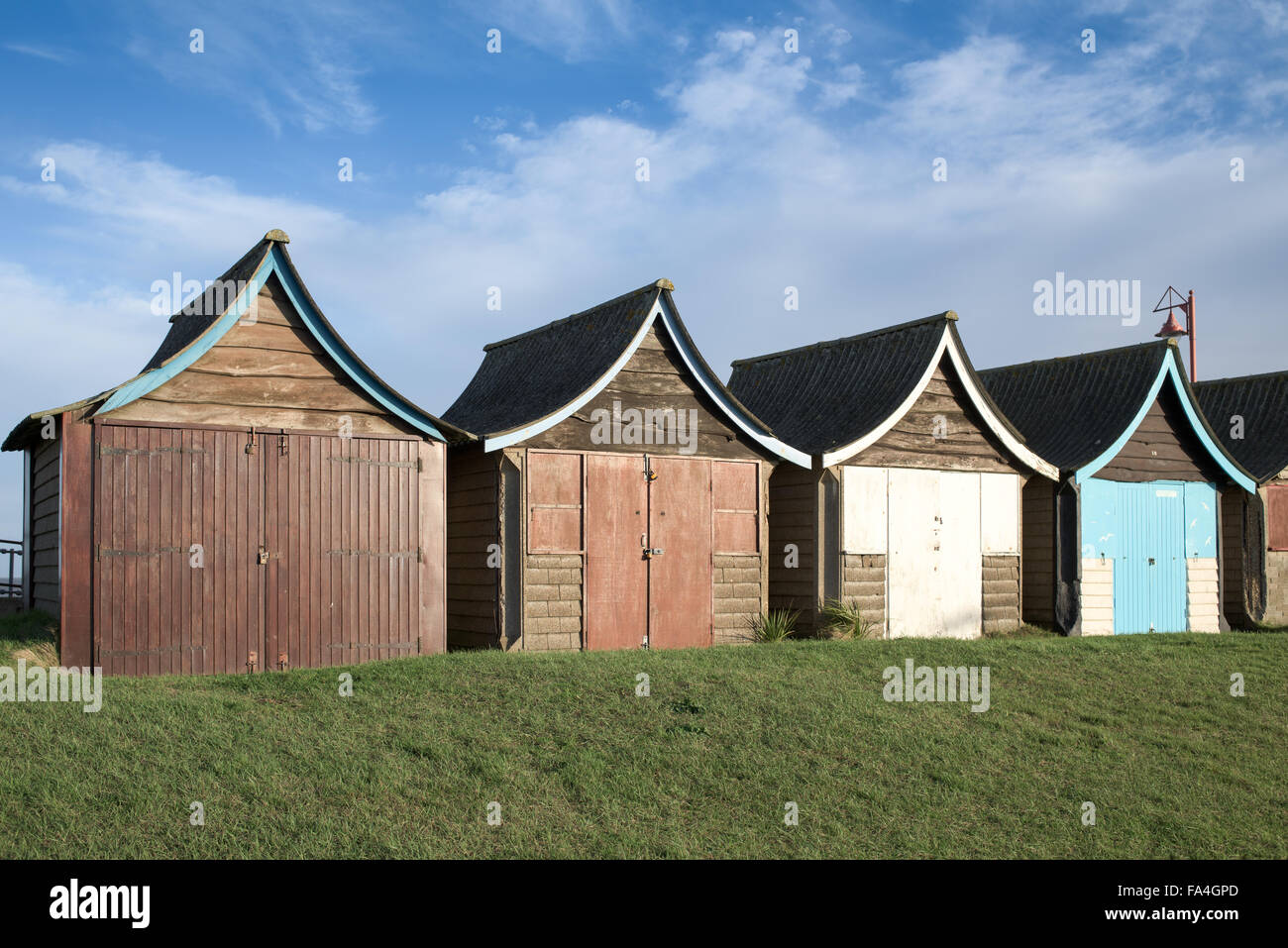 Mablethorpe Beach Huts Lincolnshire,UK Stock Photo - Alamy
