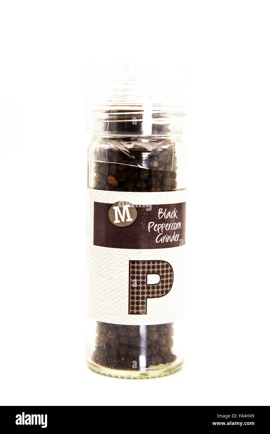 Black peppercorn dried ingredient for cooking flavour flavouring flavor ...