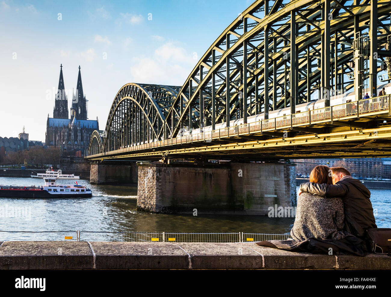 hohenzollern bridge, cologne, germany Stock Photo - Alamy