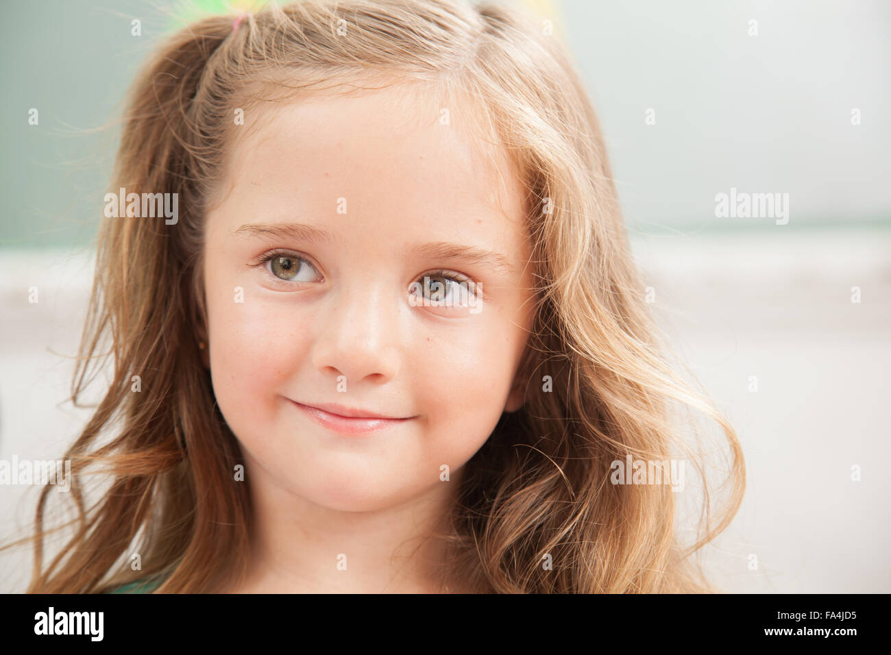 Pretty girl at school Stock Photo - Alamy
