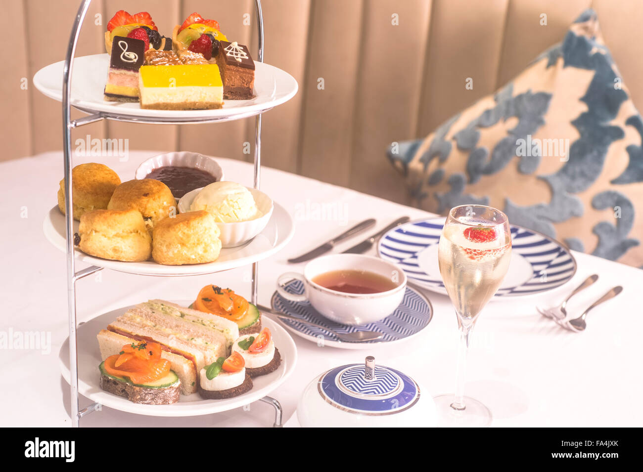 High tea serving hi-res stock photography and images - Alamy
