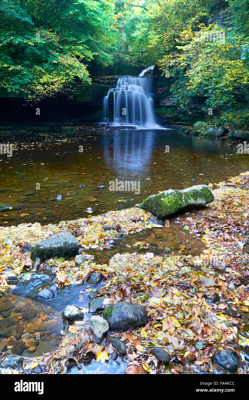 Cauldron Falls - West Burton Waterfall - Yorkshire Dales, England, UK ...