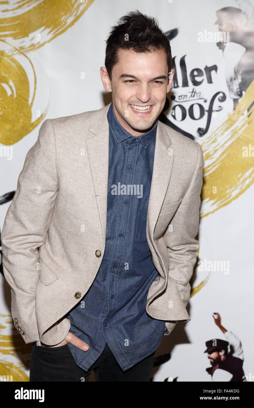 New York, NY, USA. 20th Dec, 2015. Wesley Taylor in attendance for ...