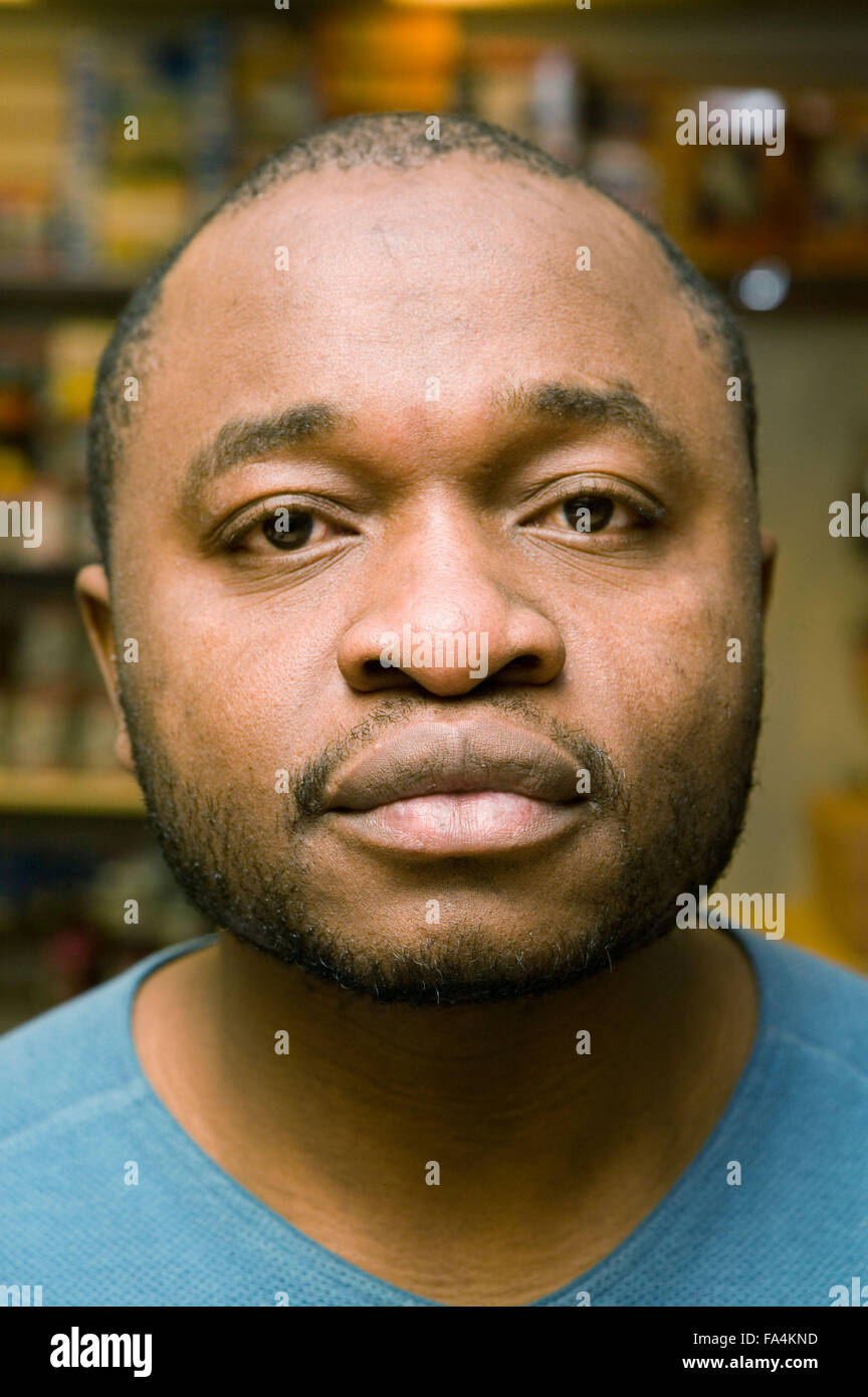 Portrait of a man looking serious Stock Photo - Alamy
