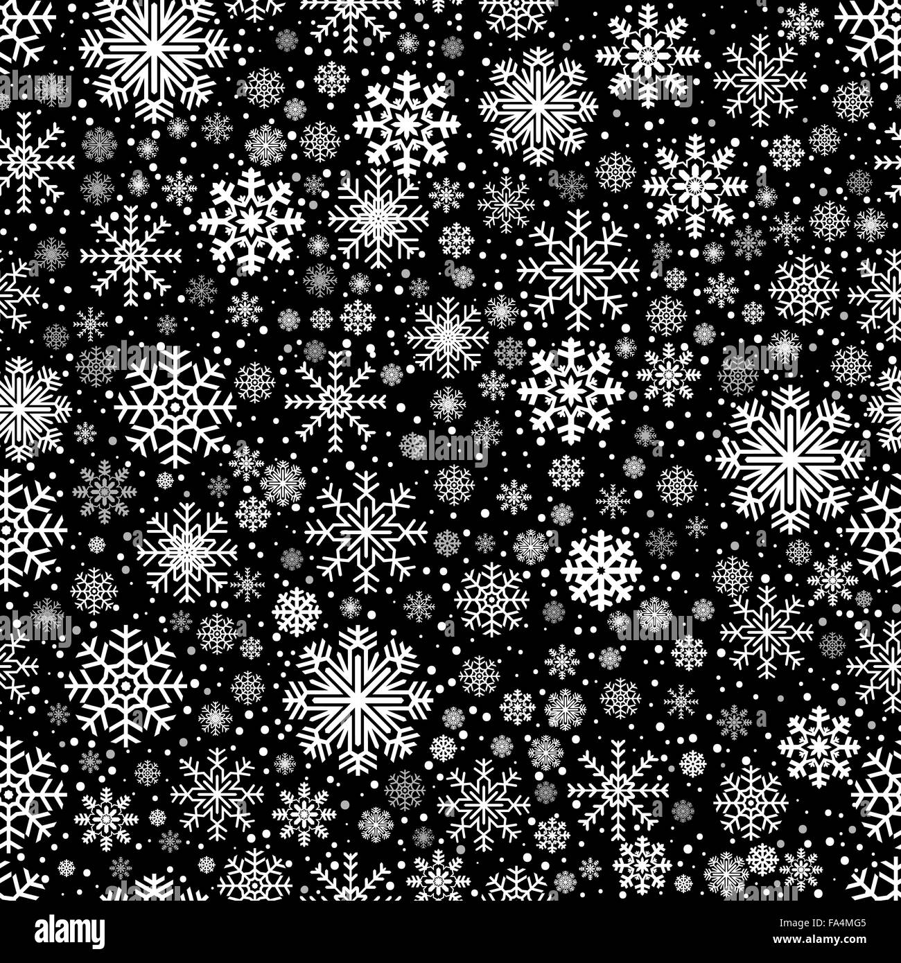 Seamless winter pattern Black and White Stock Photos & Images - Alamy