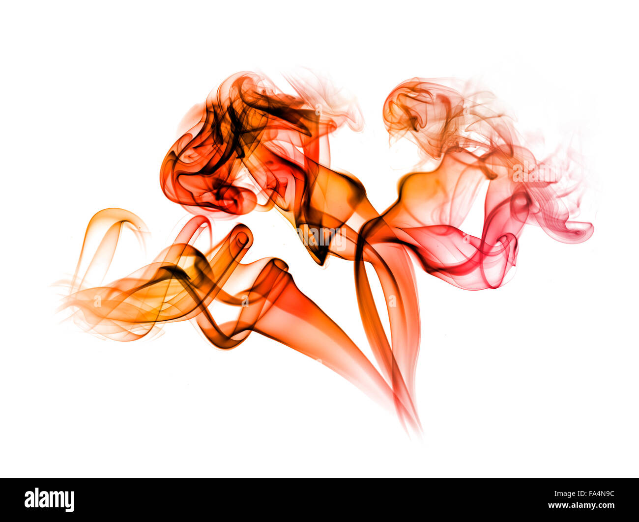 colored flames isolated on white background Stock Photo - Alamy