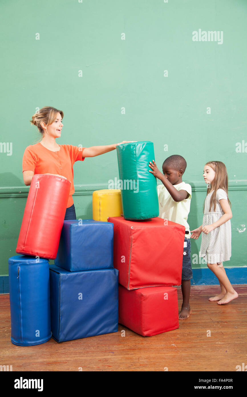 Children playing in the school Stock Photo - Alamy