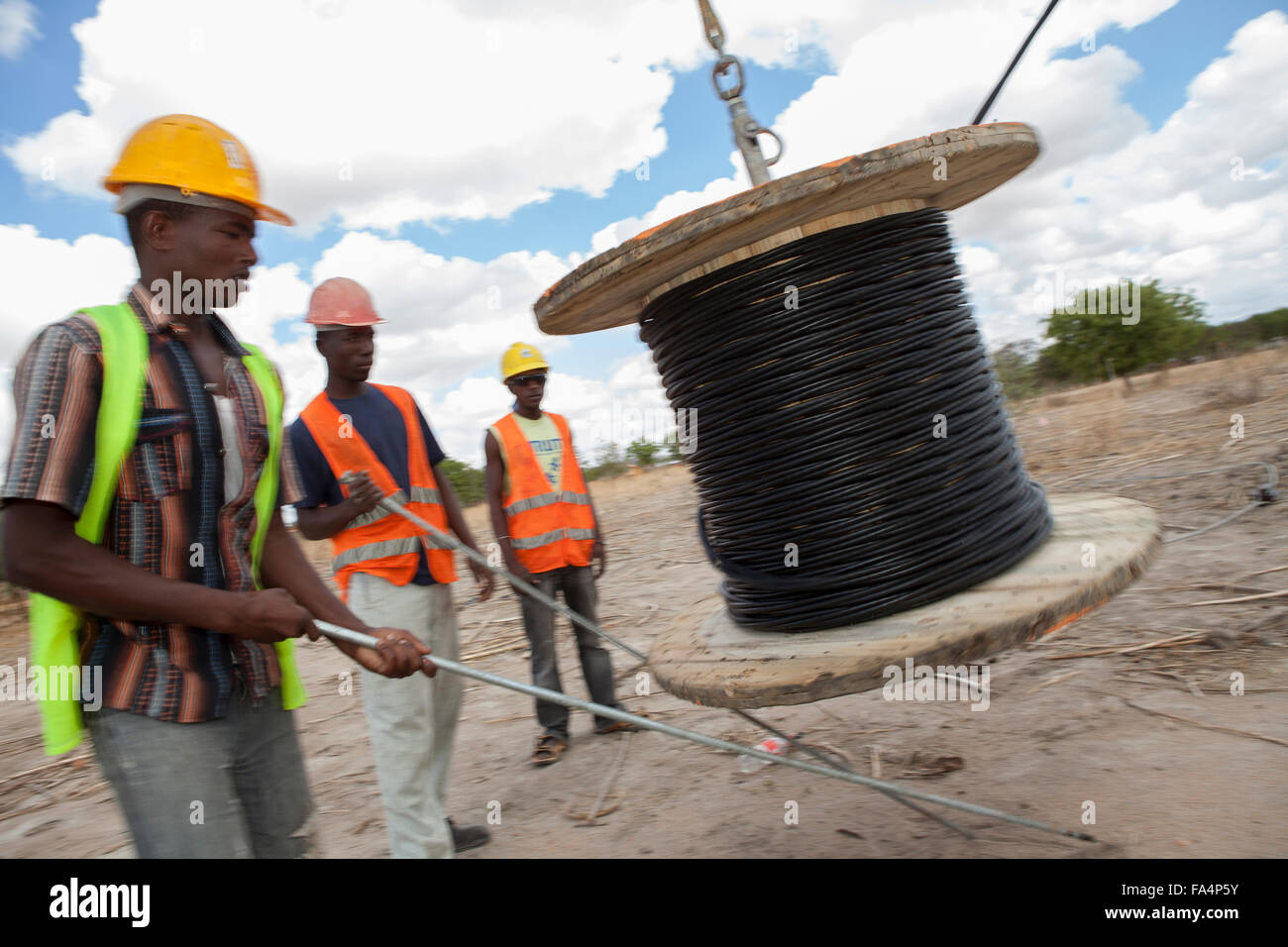 African electrical engineer in substation hi-res stock photography and ...
