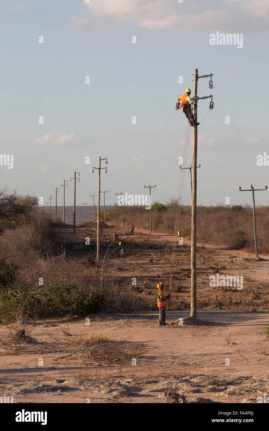 Electricity Pylons In The Substation High Resolution Stock Photography ...