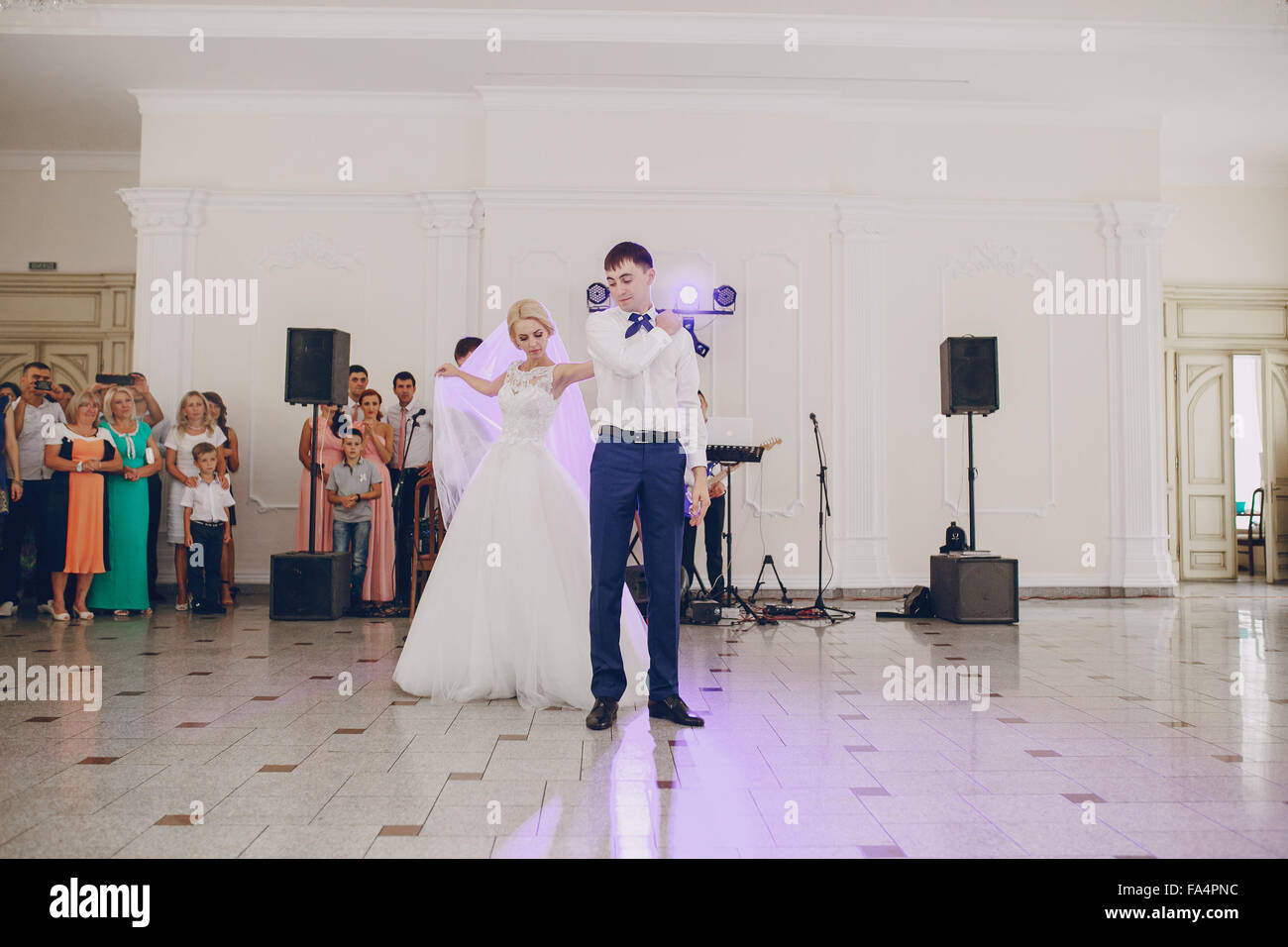 First wedding dance Stock Photo - Alamy