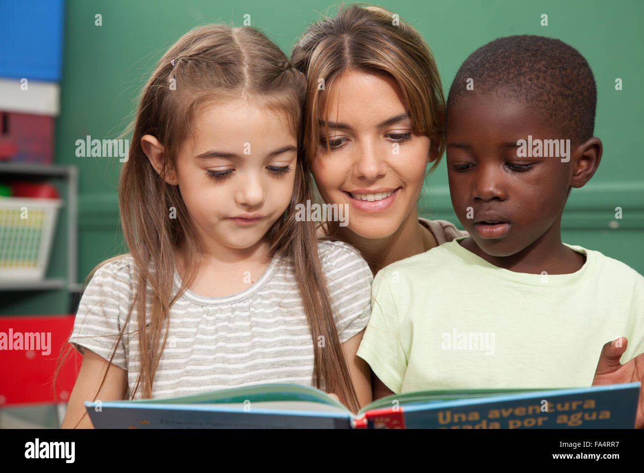 Children learning at school Stock Photo - Alamy