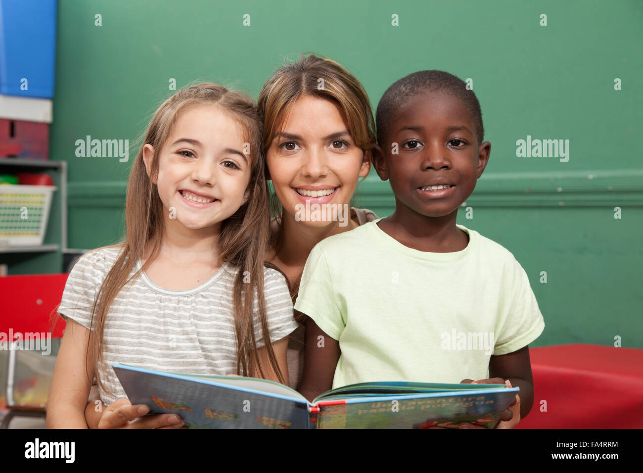 Children learning at school Stock Photo - Alamy