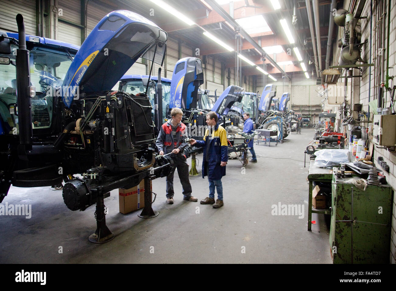 Manufacturing shop to this put together of tractors and agricultural ...
