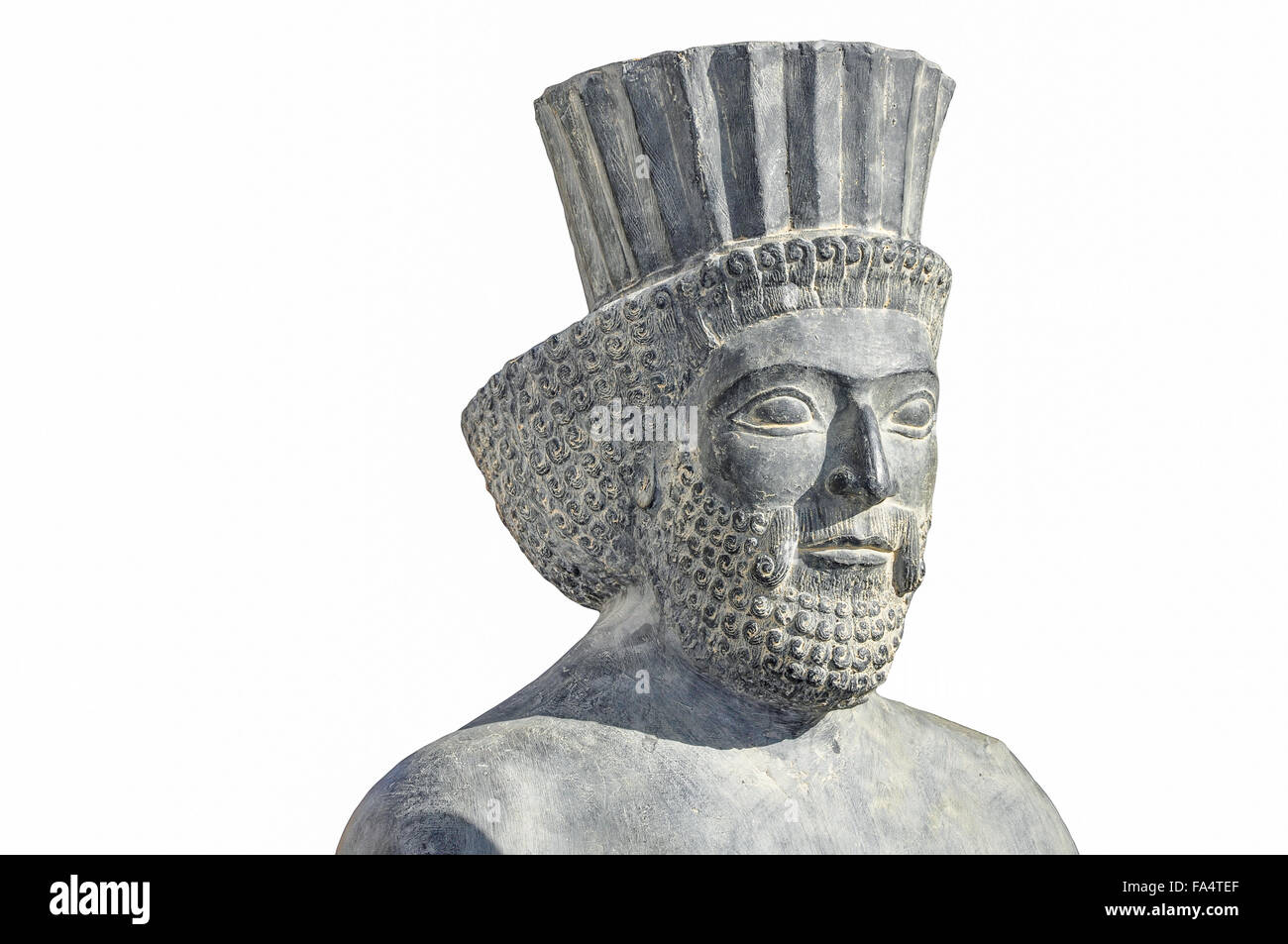 Persian soldier with white background Stock Photo - Alamy