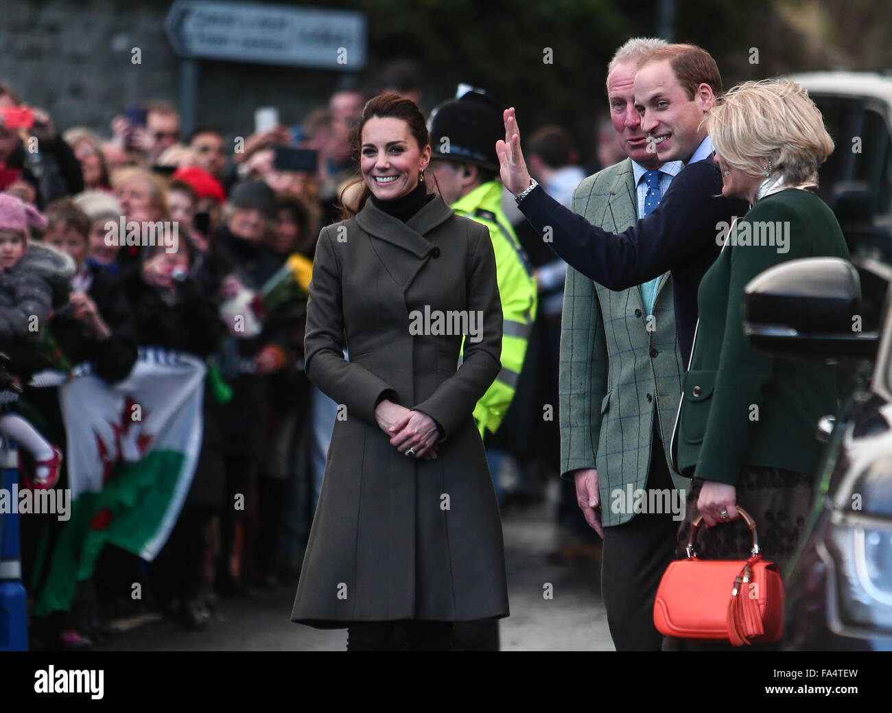The Duke and Duchess of Cambridge visit Denbigh during their trip to ...