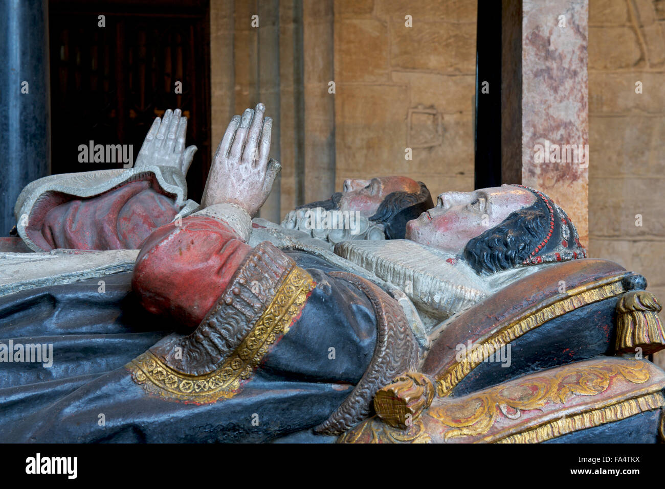 The Tanfield tomb in the Church of John the Baptist, Burford ...