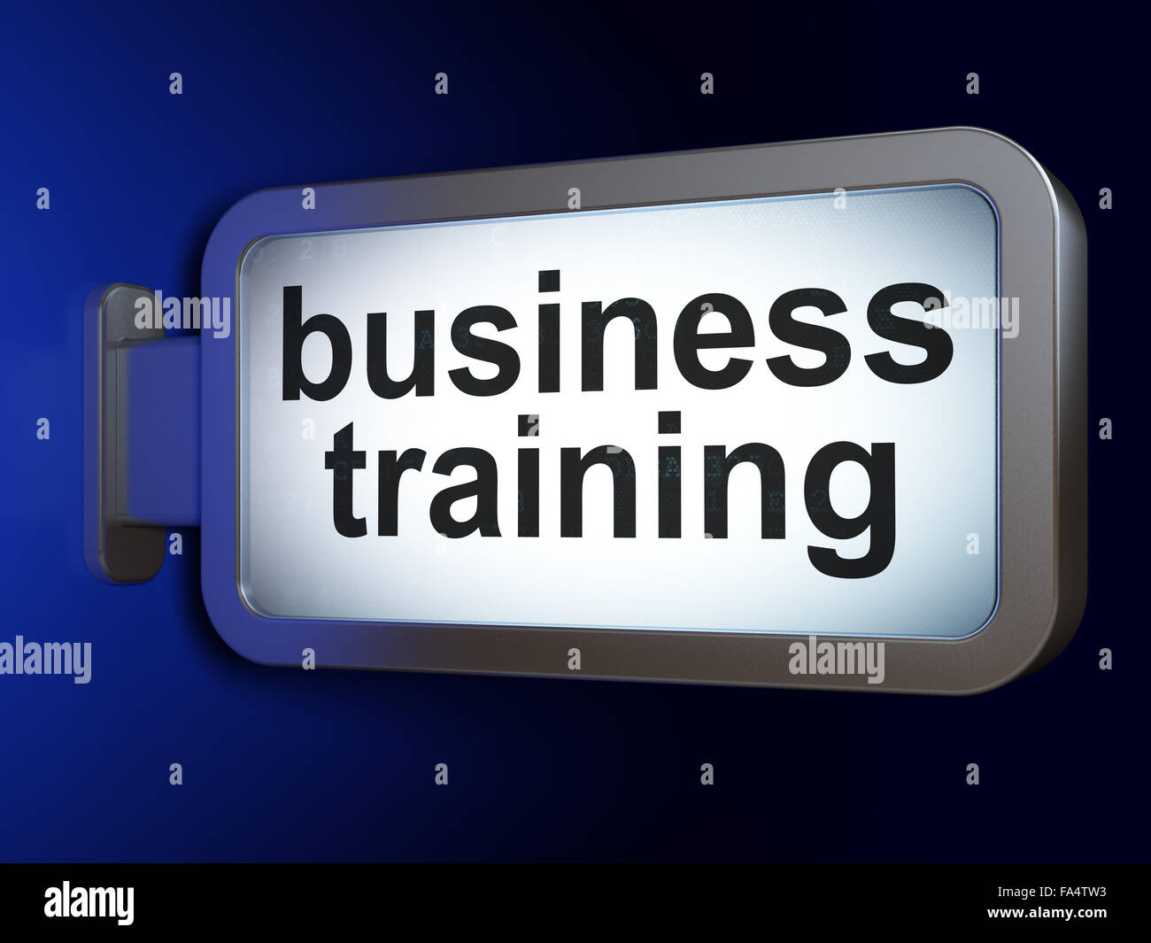 Learning concept: Business Training on billboard background Stock Photo ...