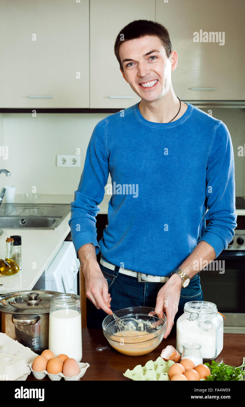 Man beating eggs hi-res stock photography and images - Alamy