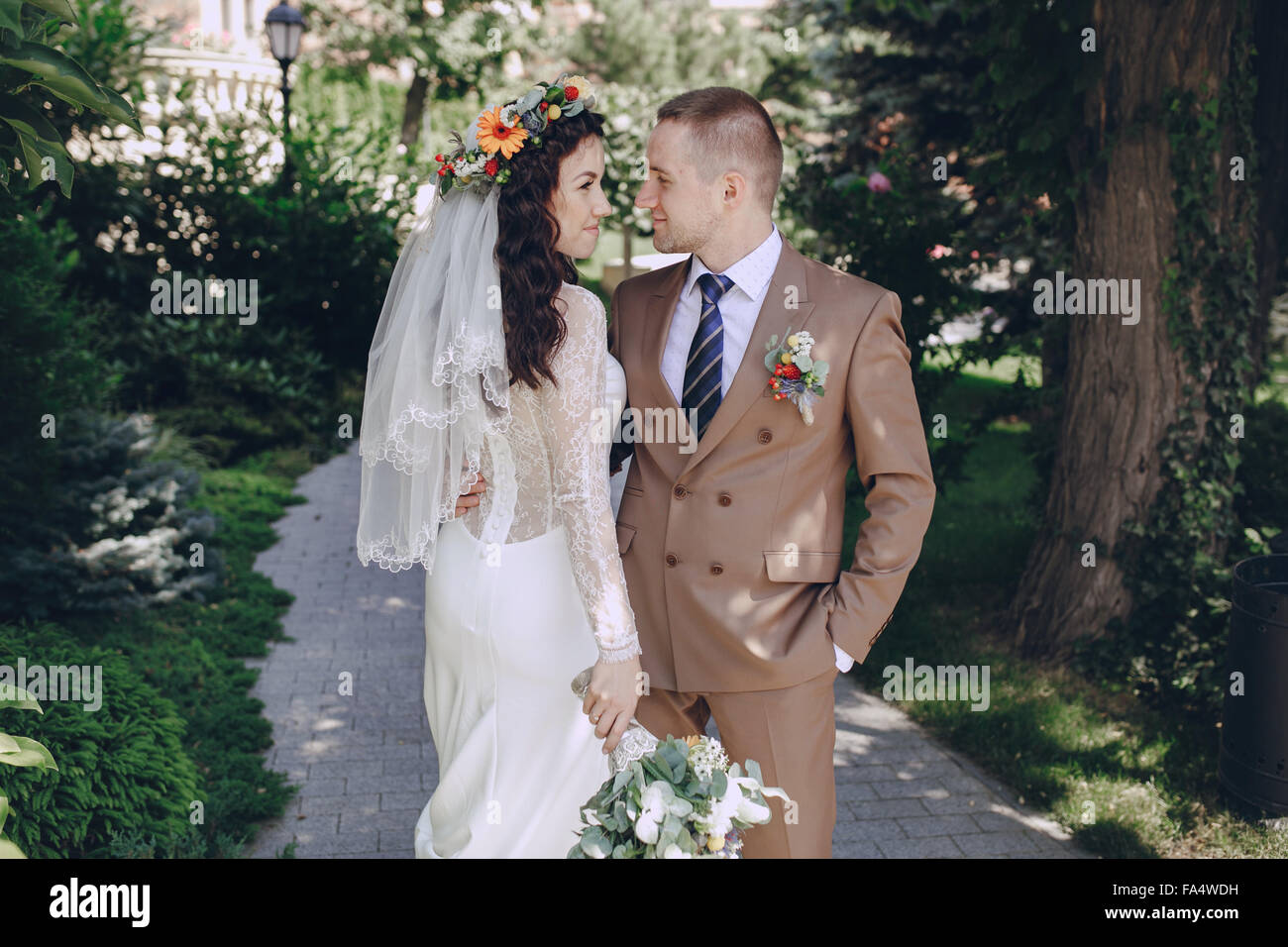 sunny wedding day Stock Photo - Alamy