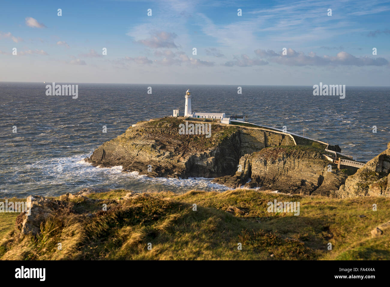 South Stack Holyhead Anglesey North Wales Uk Stock Photo - Alamy