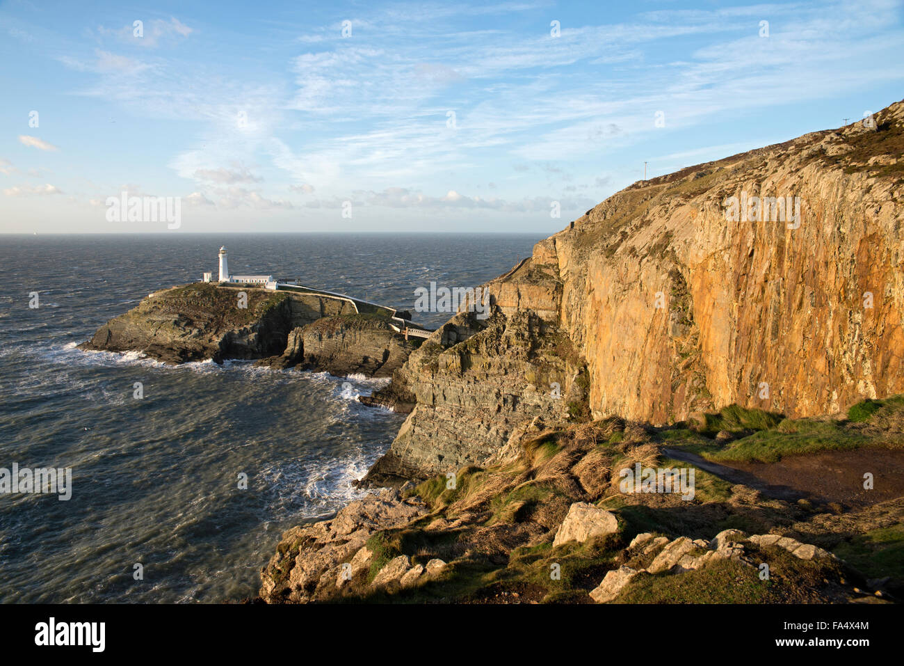 South Stack Holyhead Anglesey North Wales Uk Stock Photo - Alamy