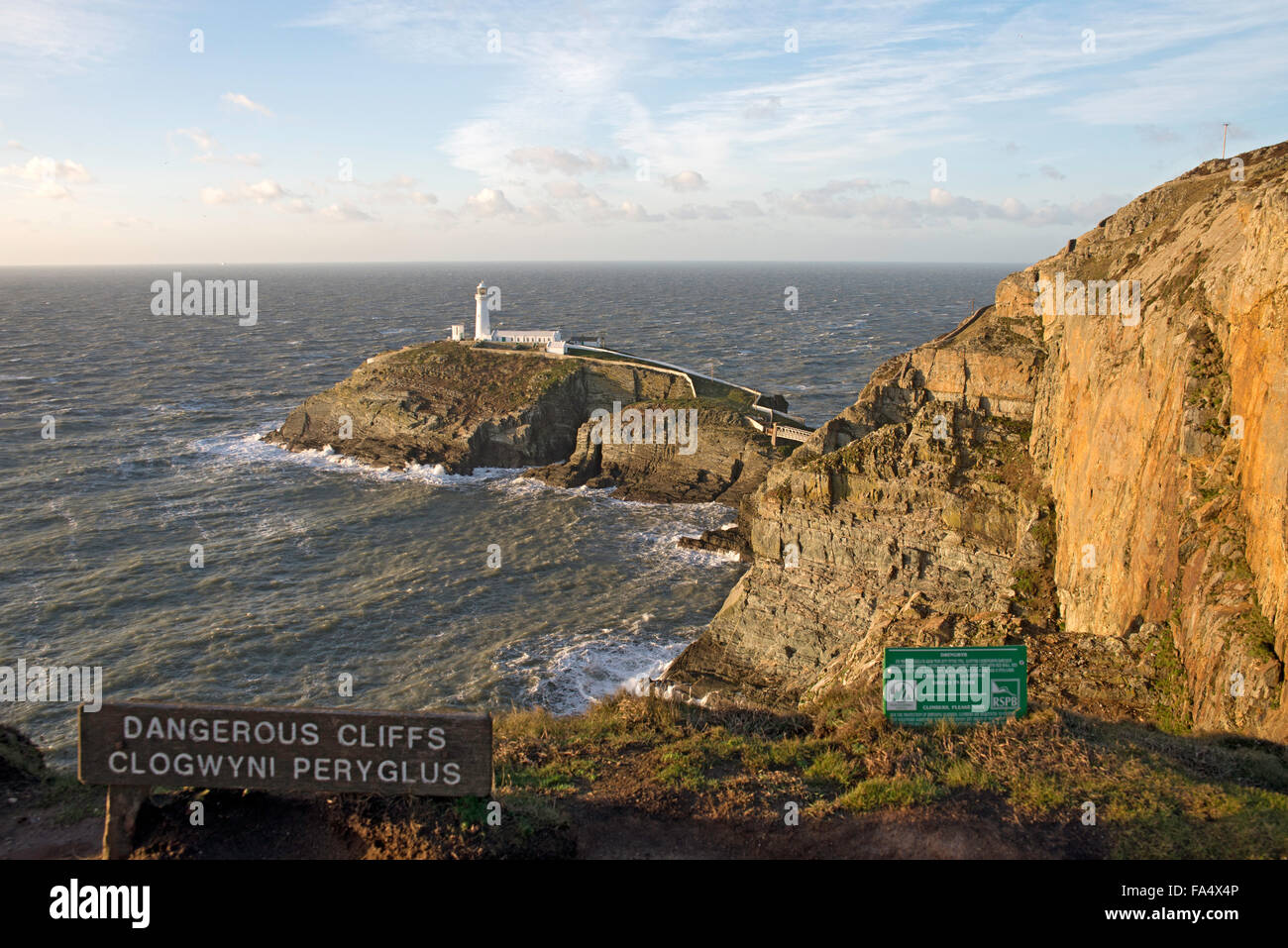 South Stack Holyhead Anglesey North Wales Uk Stock Photo - Alamy