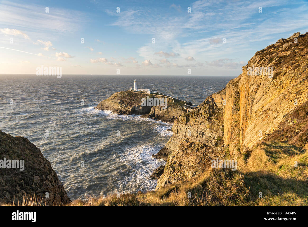 South Stack Holyhead Anglesey North Wales Uk Stock Photo - Alamy