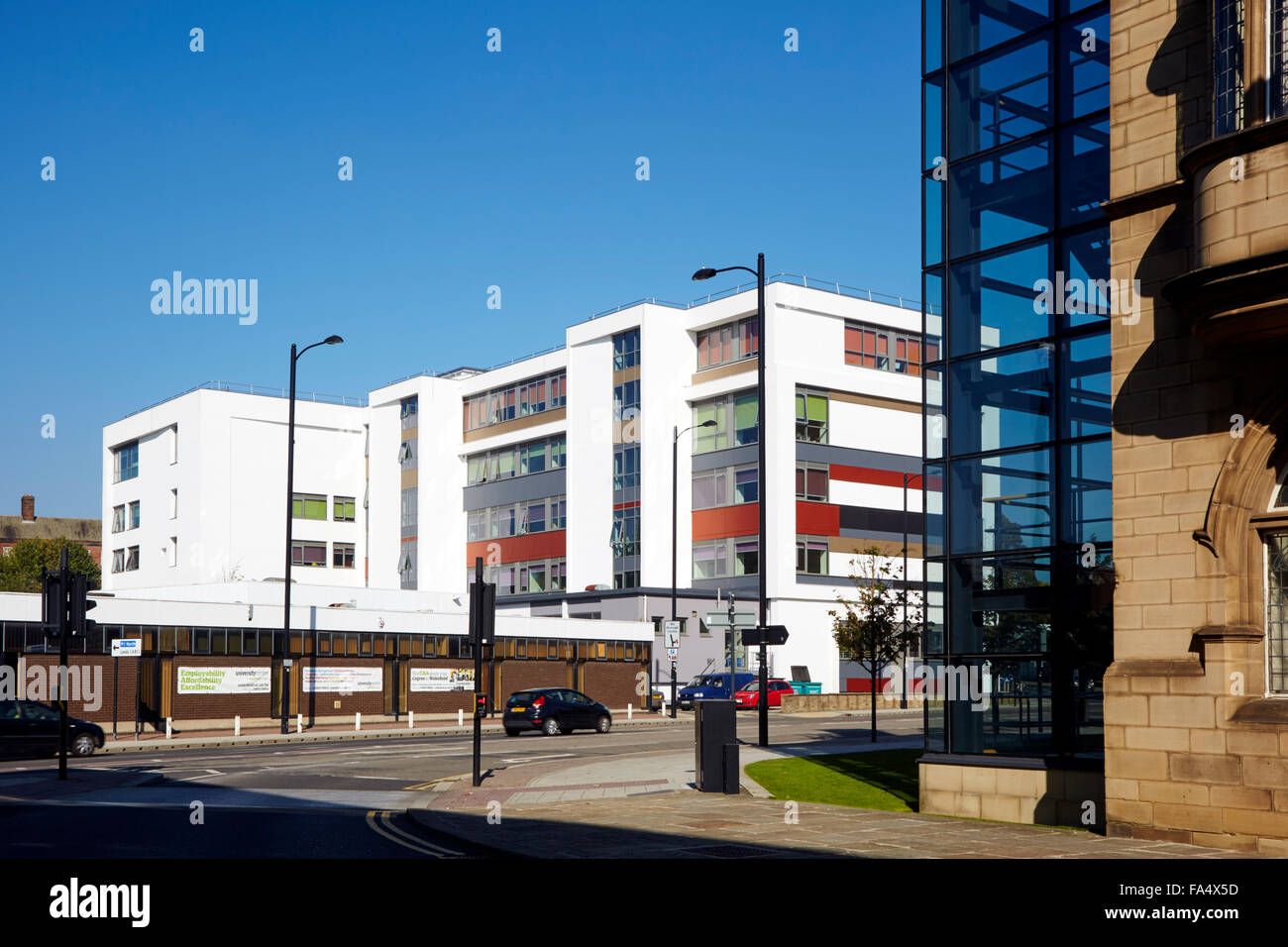 Exterior of Wakefield College from rear after refurbishment Stock Photo ...