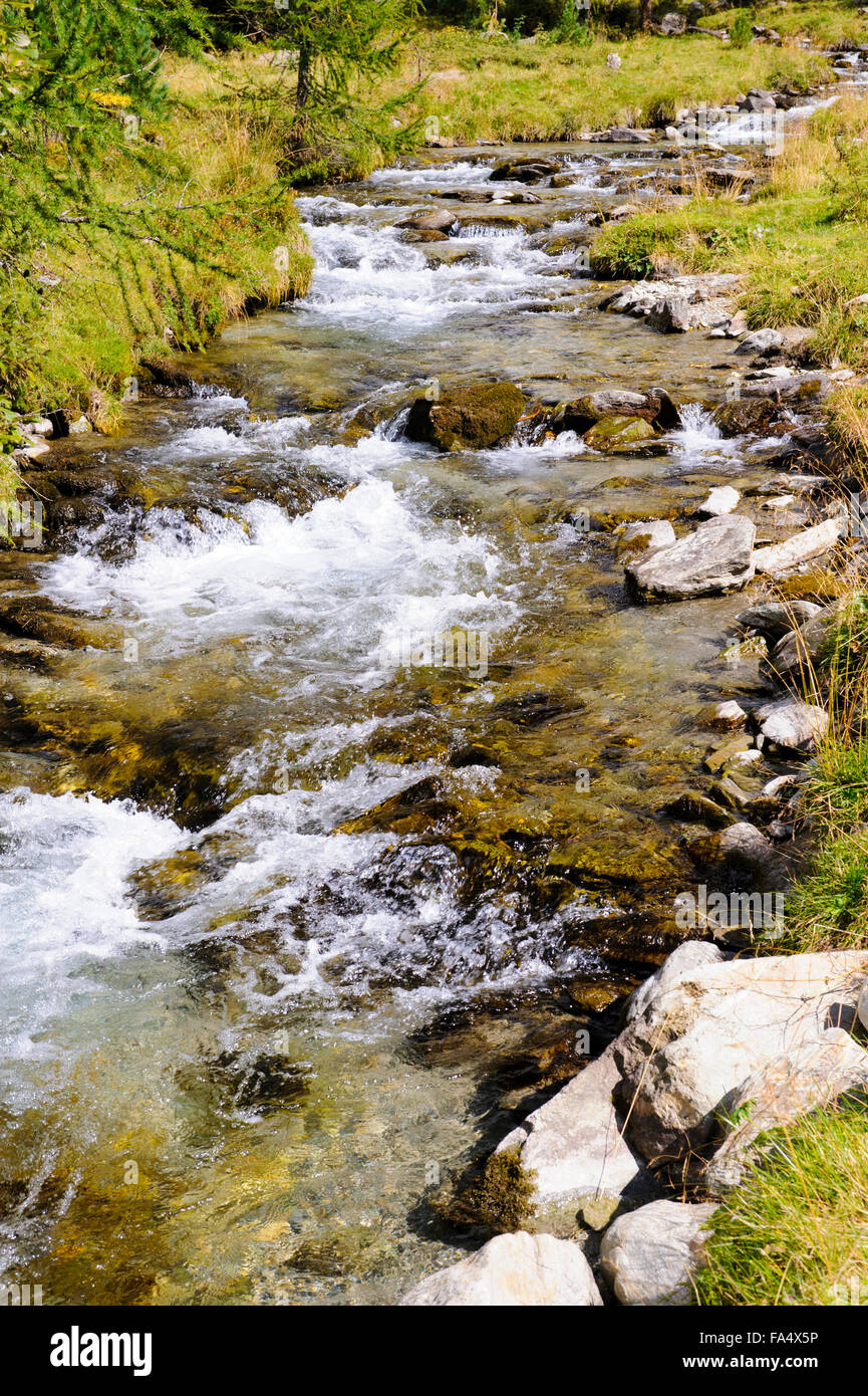 Small mountain stream in alps hi-res stock photography and images - Alamy
