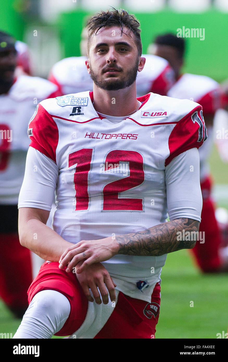 Miami, Florida, USA. Dec. 21st Dec, 2015. Western Kentucky quarterback ...