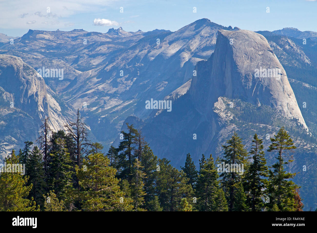 View to Half Dome from Sentinel Dome Stock Photo - Alamy