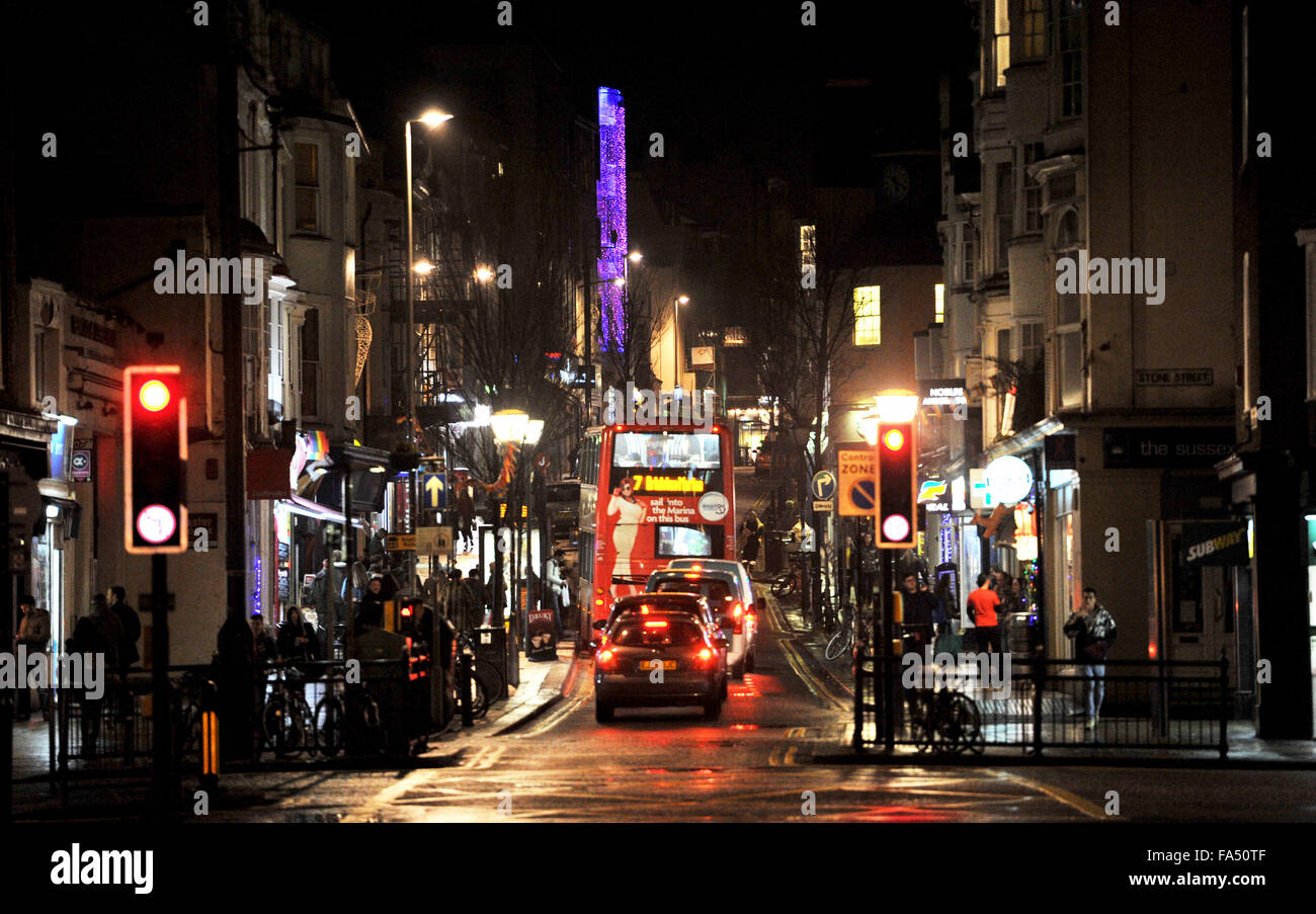 View looking up St James's Street Kemp Town Brighton from the Old ...