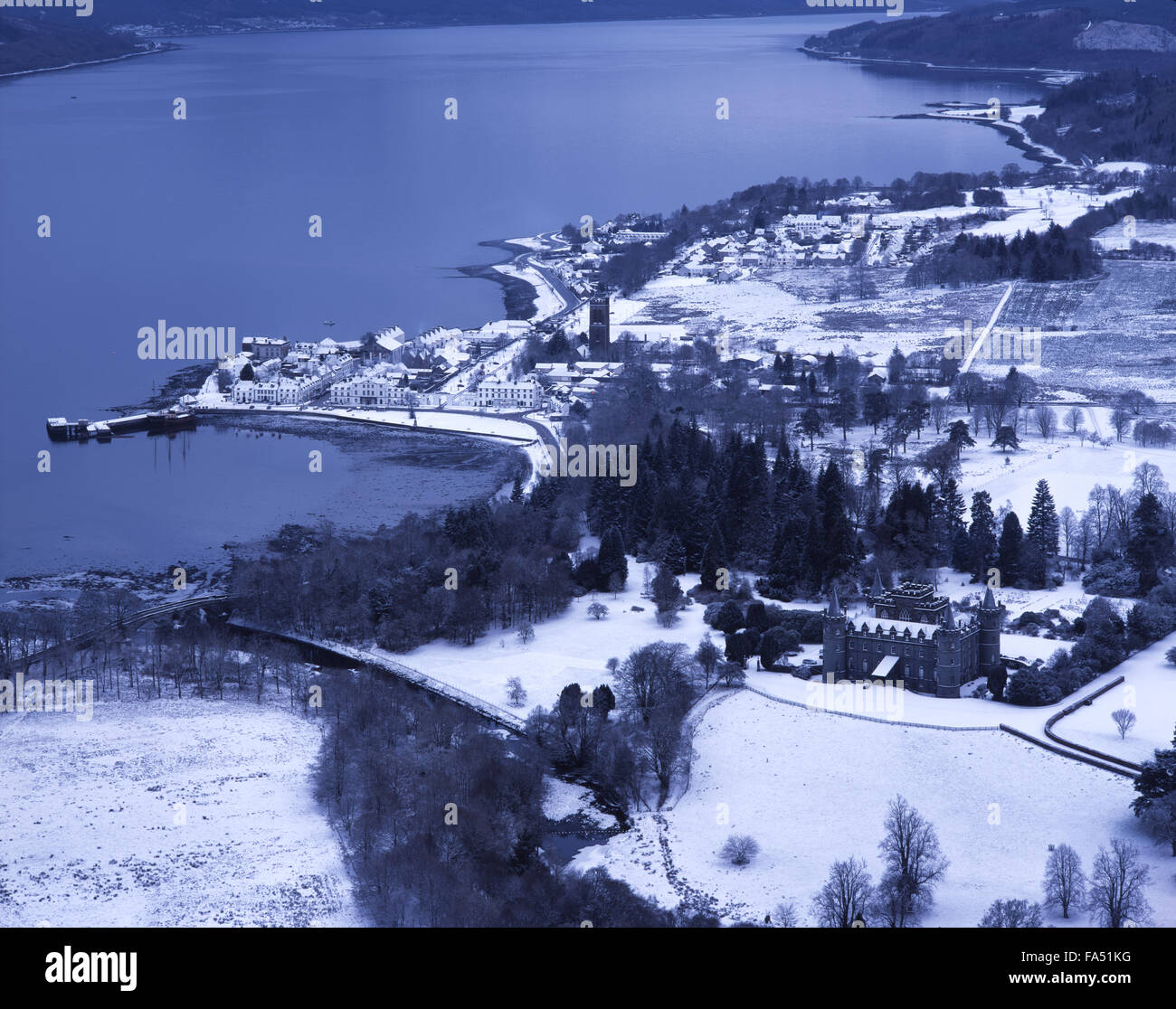 Inveraray castle winter hi-res stock photography and images - Alamy
