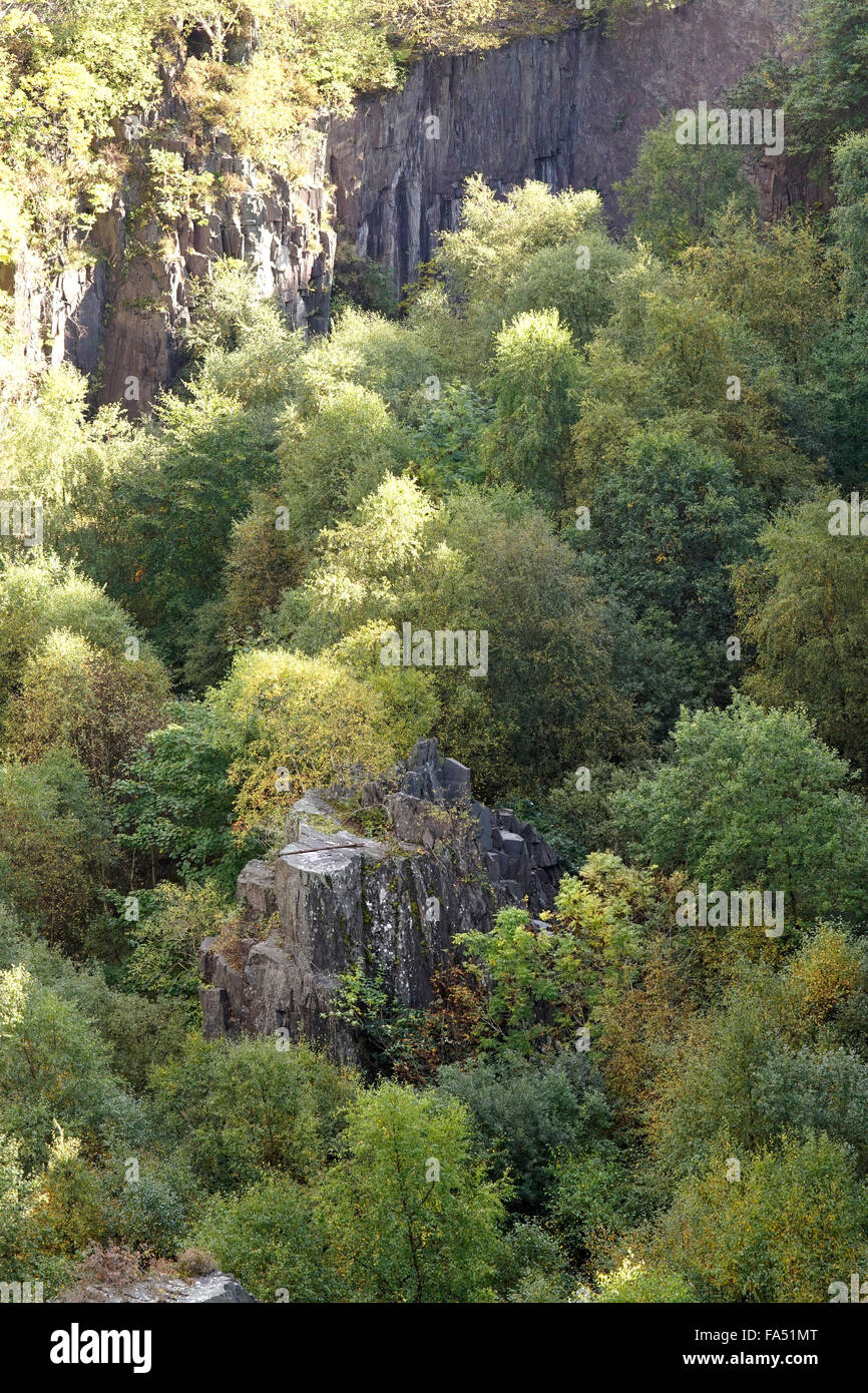 Climbing an abandoned quarry High Resolution Stock Photography and ...