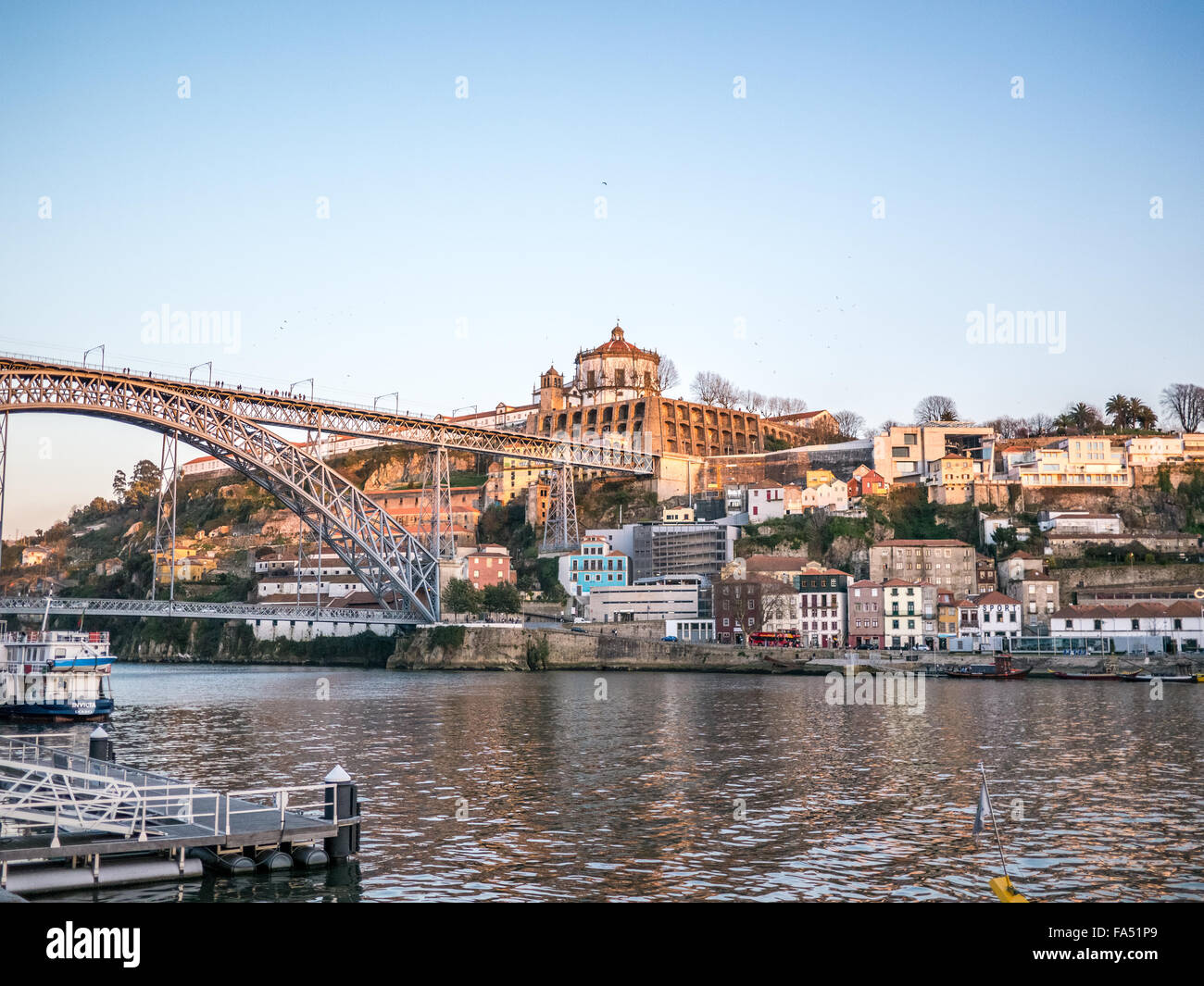 Serra do Pilar Monastery at Sunset Stock Photo - Alamy